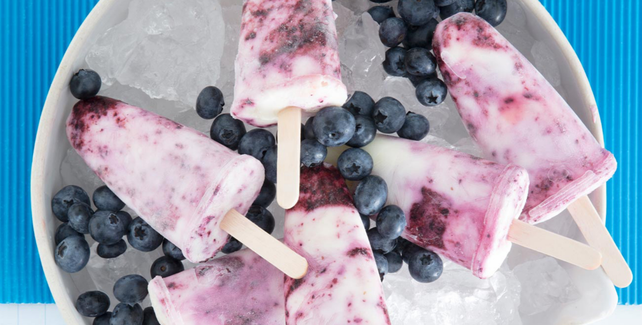 Blueberry & Yoghurt Swirl Popsicles Recipe | Woolworths