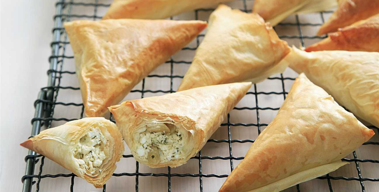 Feta, Herb & Pine Nut Triangles Recipe | Woolworths