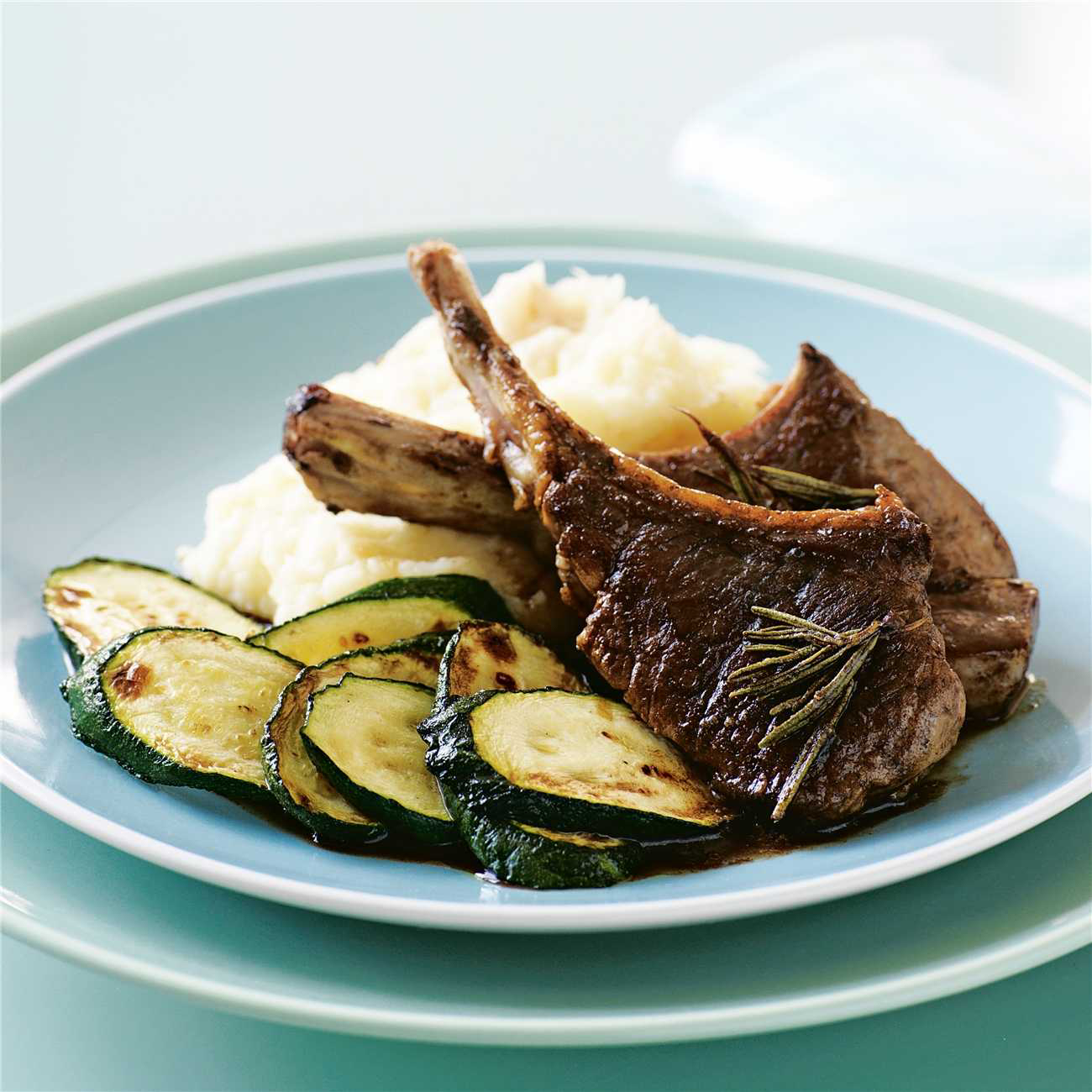 Balsamic & Rosemary Lamb Cutlets with Potato & Parsnip Mash Recipe ...