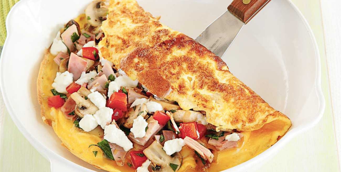 Ham & Mushroom Omelette Recipe | Woolworths