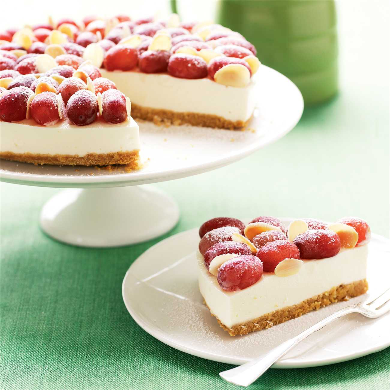 Grape & Almond Cheesecake Recipe | Woolworths