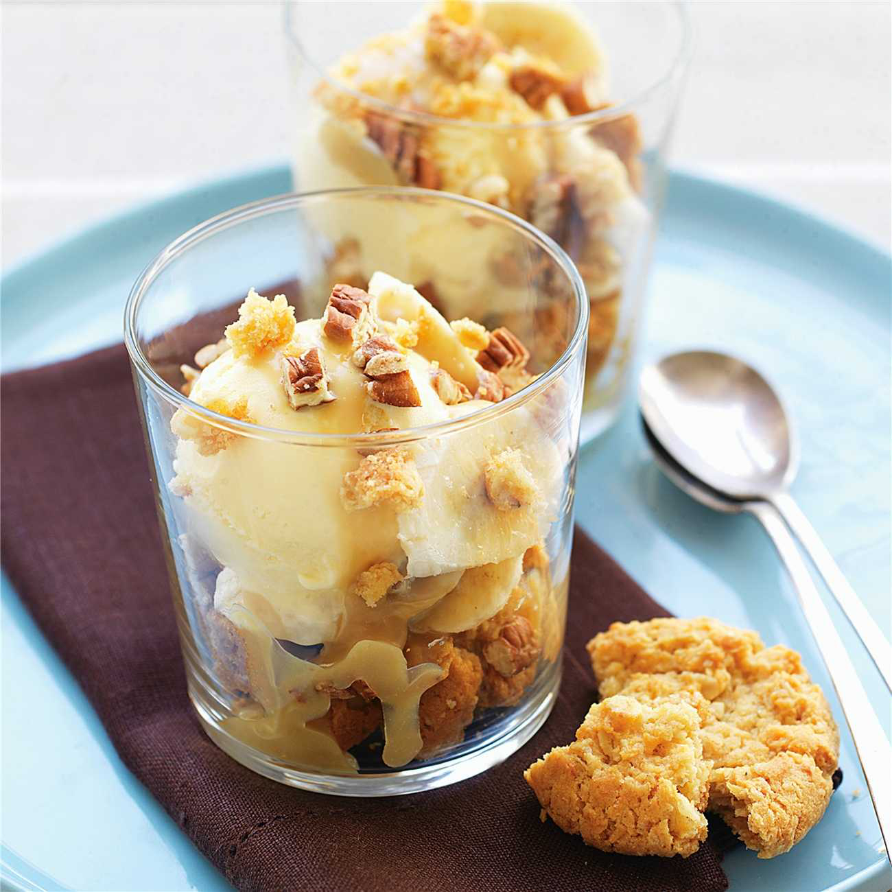 Cookie Parfait with Caramel Sauce Recipe | Woolworths