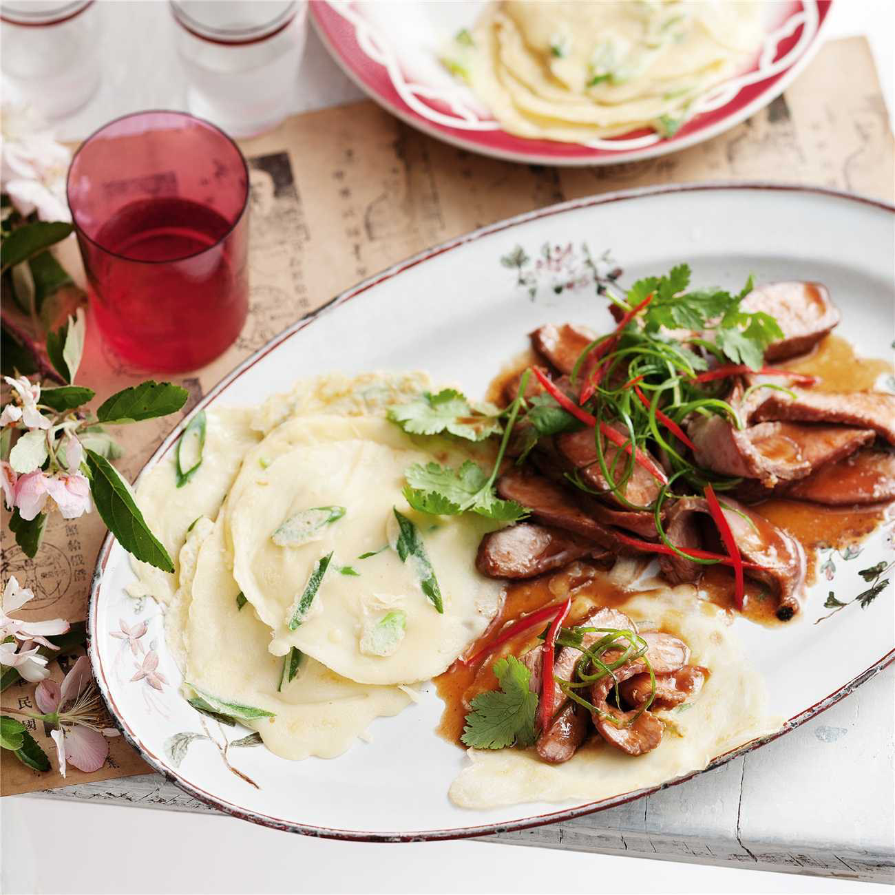 Hoisin Lamb with Shallot Pancakes Recipe | Woolworths