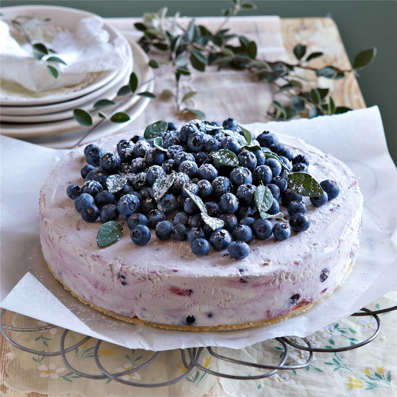 Frozen Blueberry Cheesecake Recipe | Woolworths