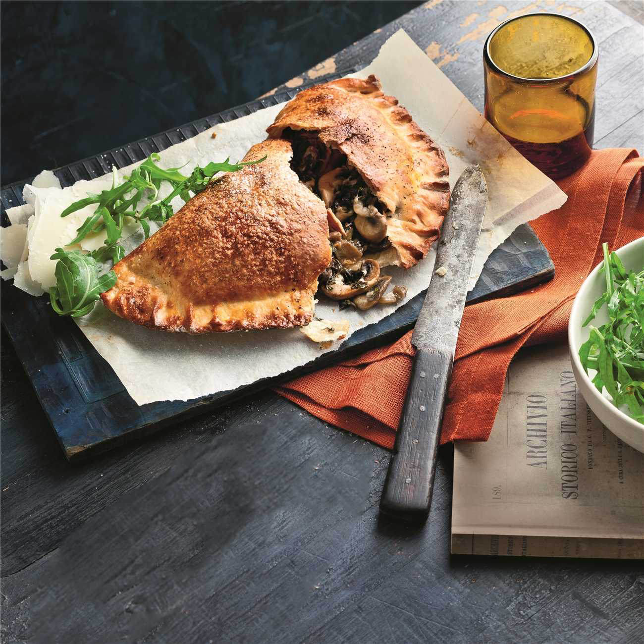 Mushroom & Eggplant Calzone Recipe | Woolworths
