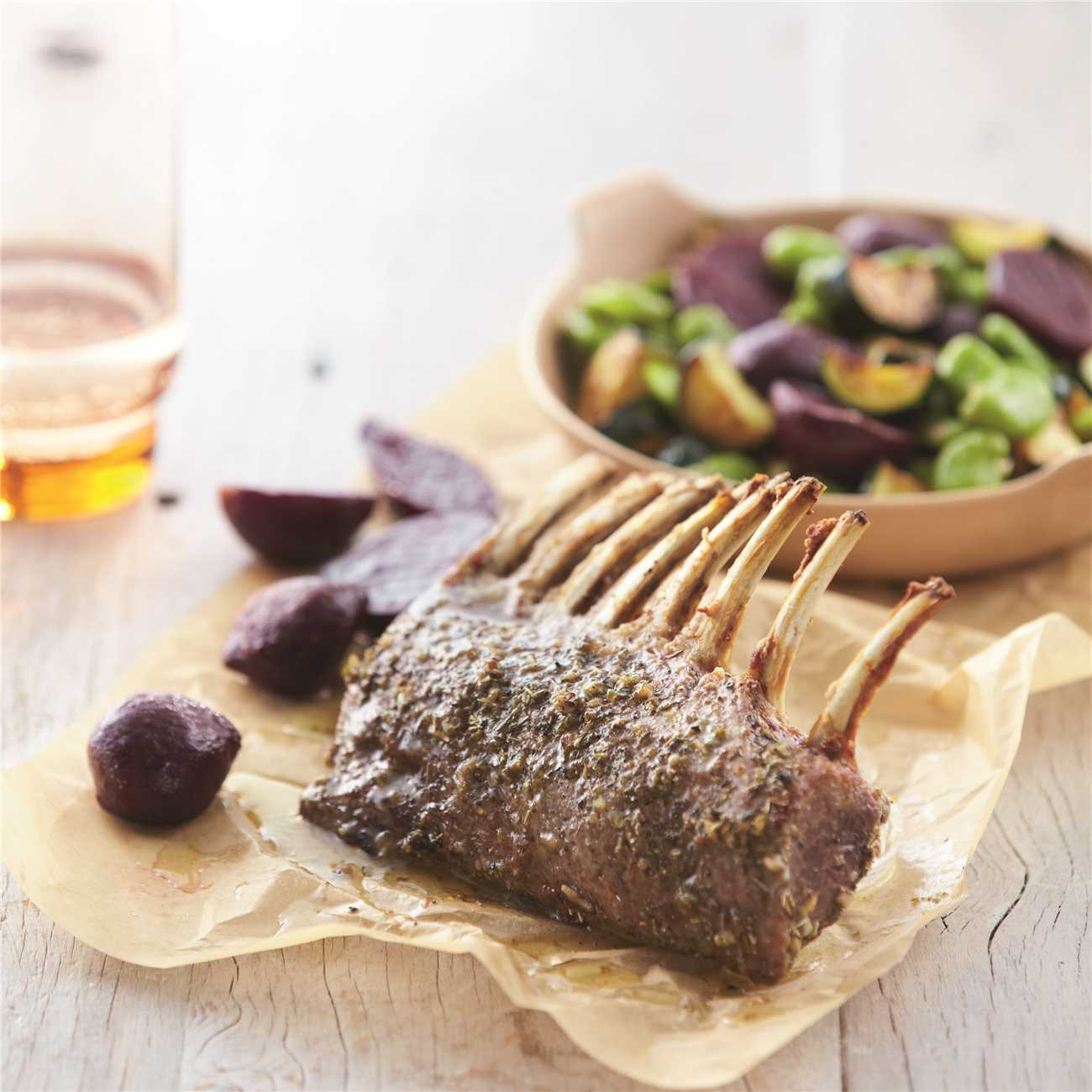 Roast Rack of Lamb & Vegetables Recipe | Woolworths