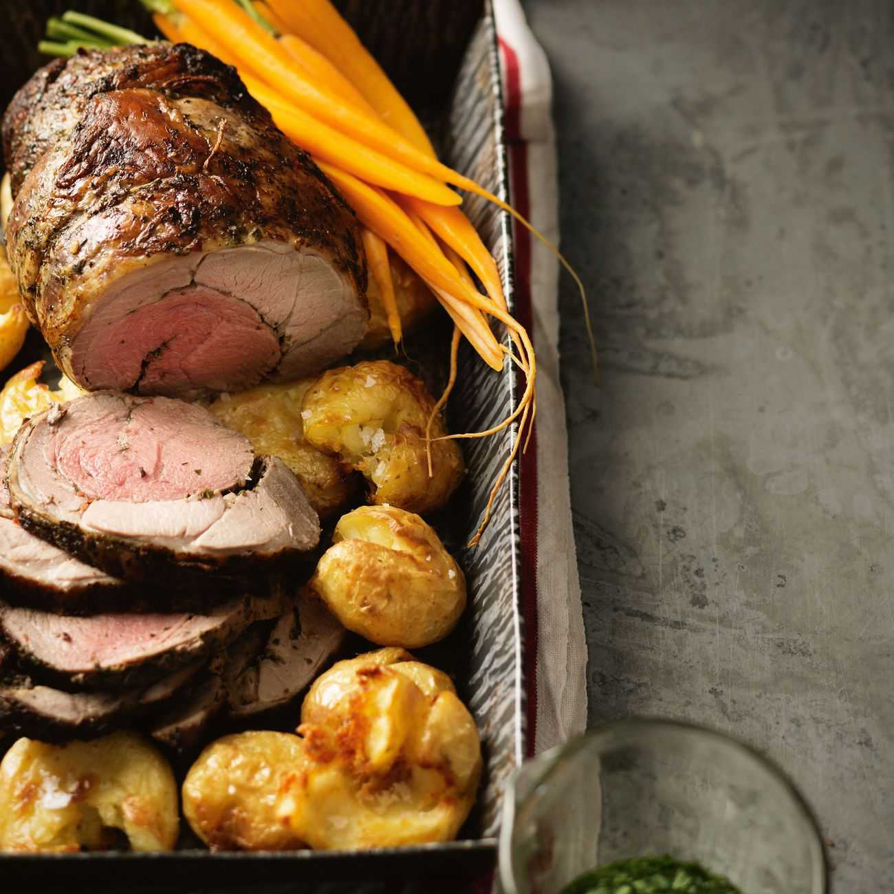 Mini Lamb Roast With Crunchy Potatoes Recipe | Woolworths