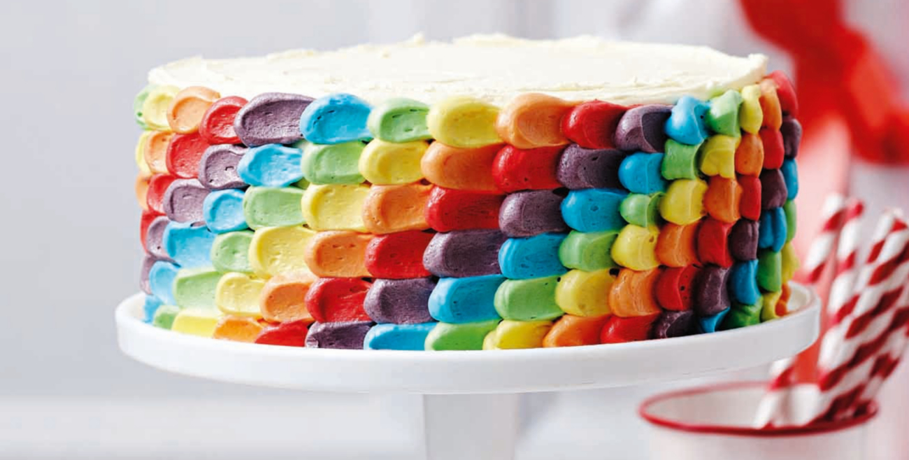 Rainbow Icing Cake Recipe | Woolworths