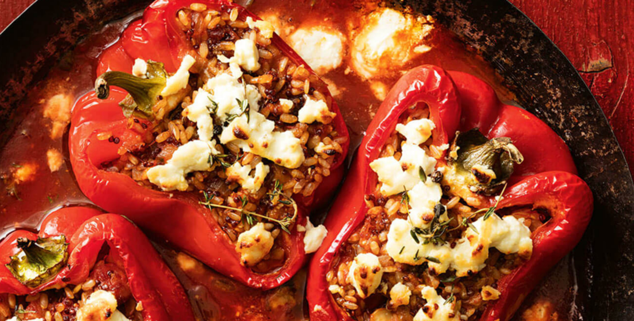 Stuffed Capsicums Recipe | Woolworths