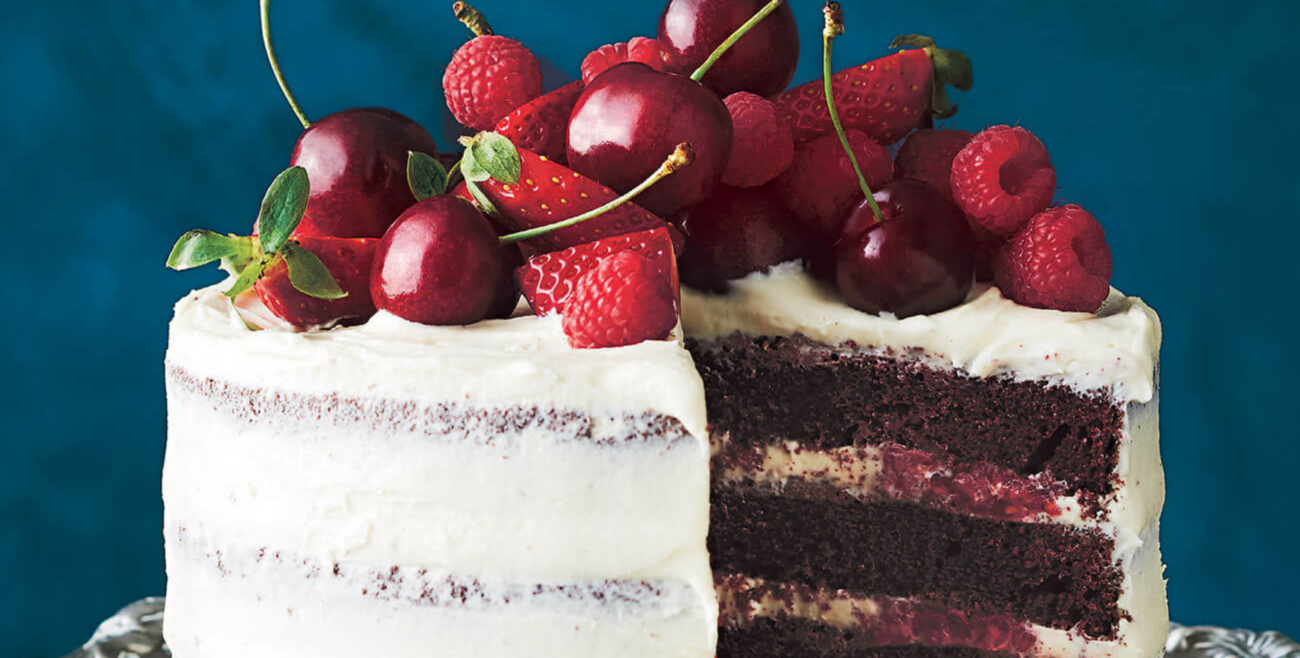 Red Velvet Cake With Summer Fruit Recipe | Woolworths