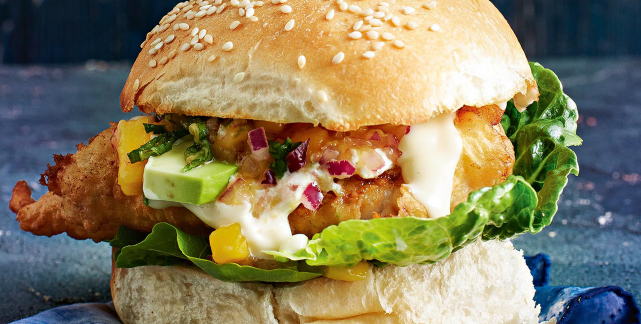 Battered Ling Burger Recipe | Woolworths