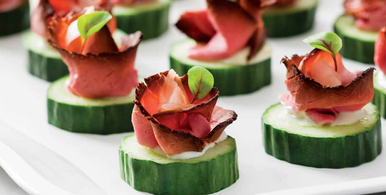 Rare Roast Beef Canapes Recipe | Woolworths