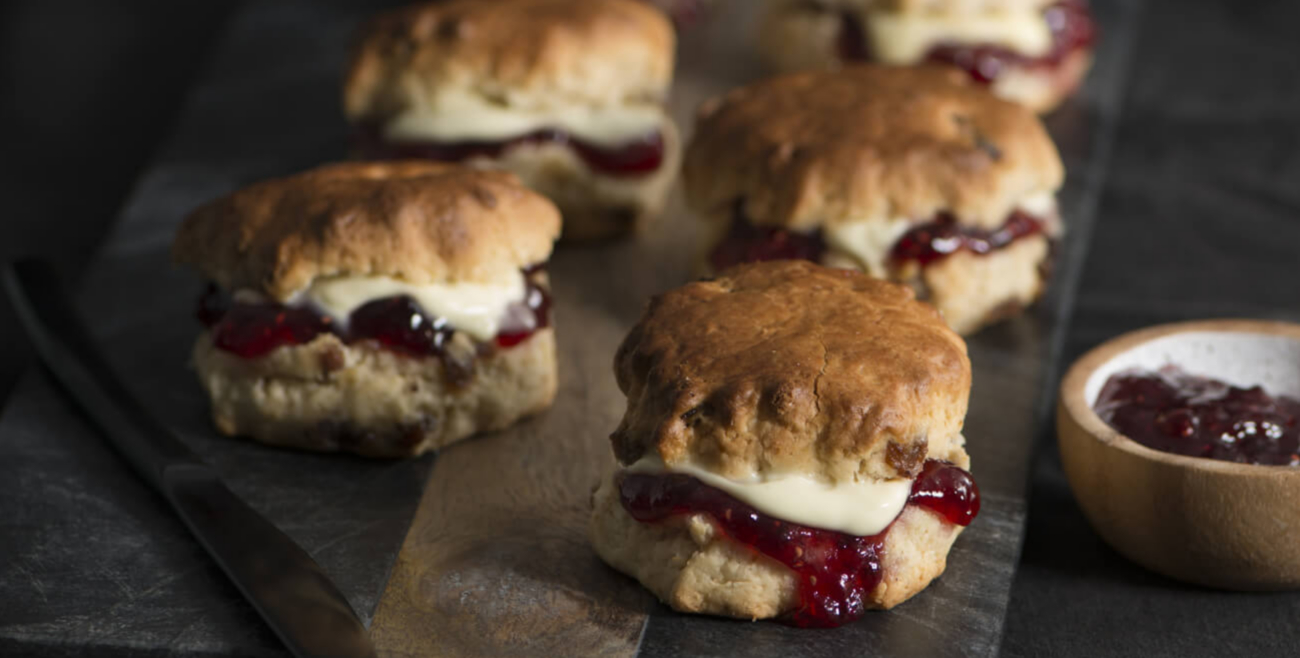 The Country Chef Bakery Co. Classic Scones With Raspberry Jam & Double ...