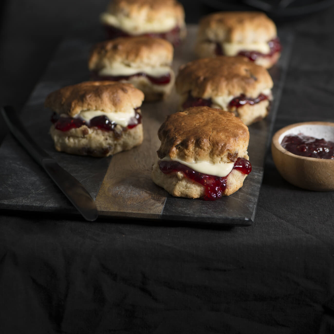 The Country Chef Bakery Co. Classic Scones With Raspberry Jam & Double ...