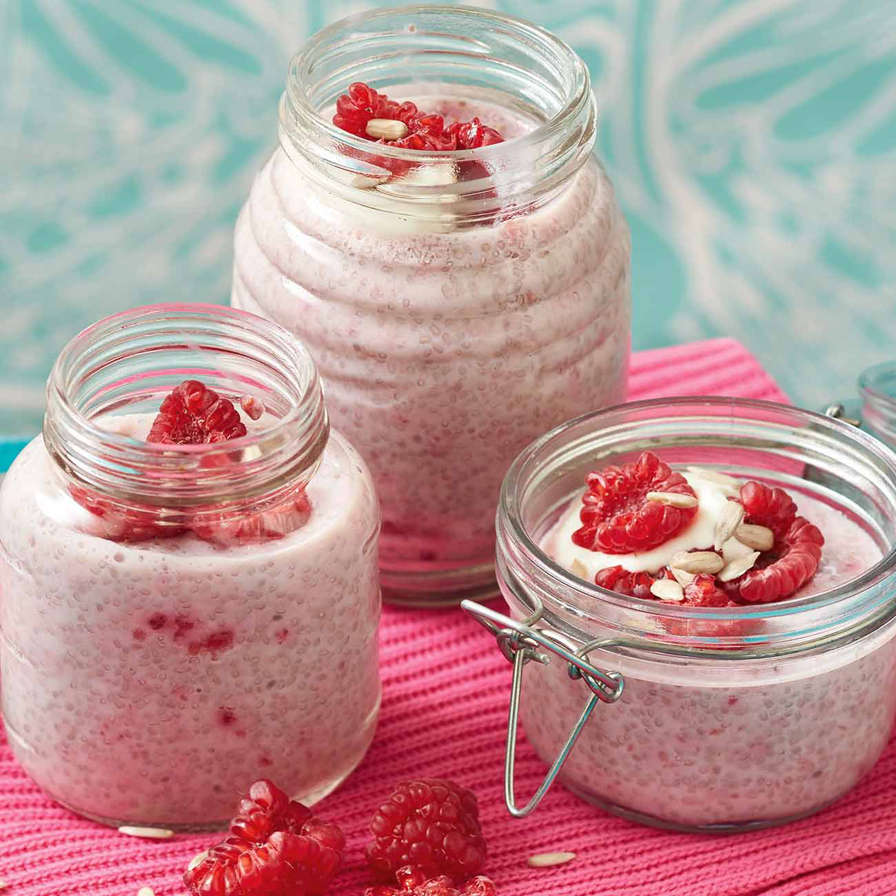 Chia, Yoghurt & Raspberry Pot Recipe | Woolworths