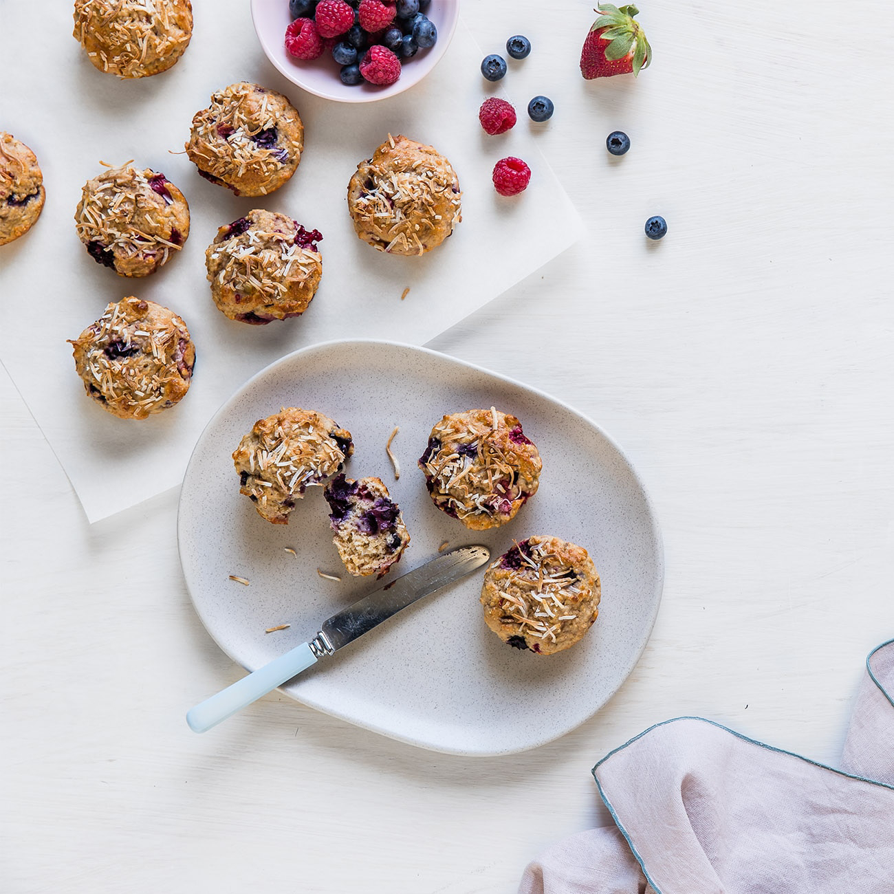 Mixed Berry Muffins Recipe | Woolworths