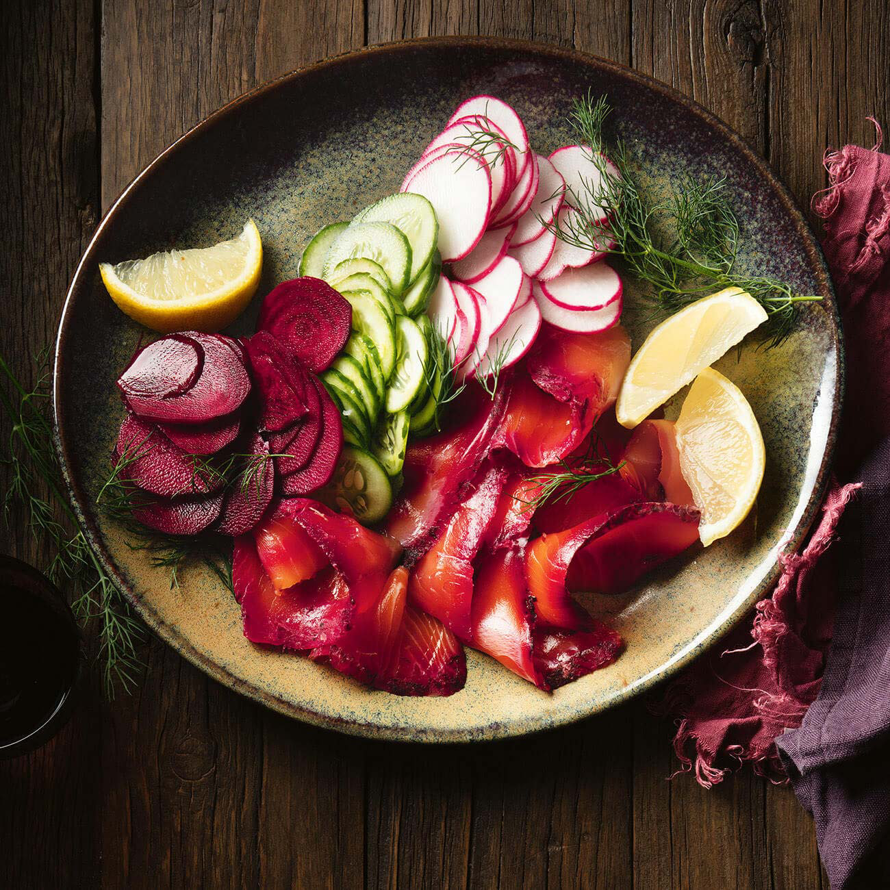 Beetroot-Cured Salmon With Beetroot Salad Recipe | Woolworths
