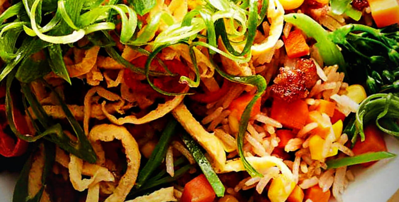 Rainbow Fried Rice With Pork Recipe | Woolworths