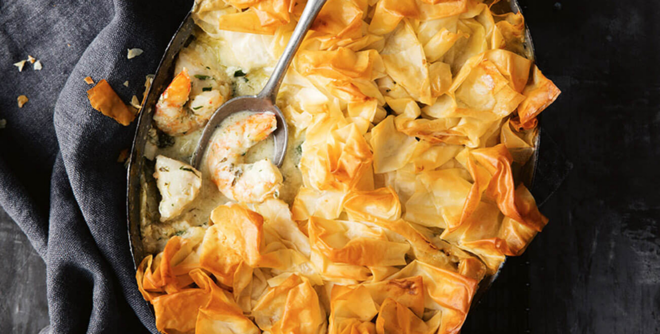 Fish, Prawn & Fennel Filo Pie Recipe | Woolworths
