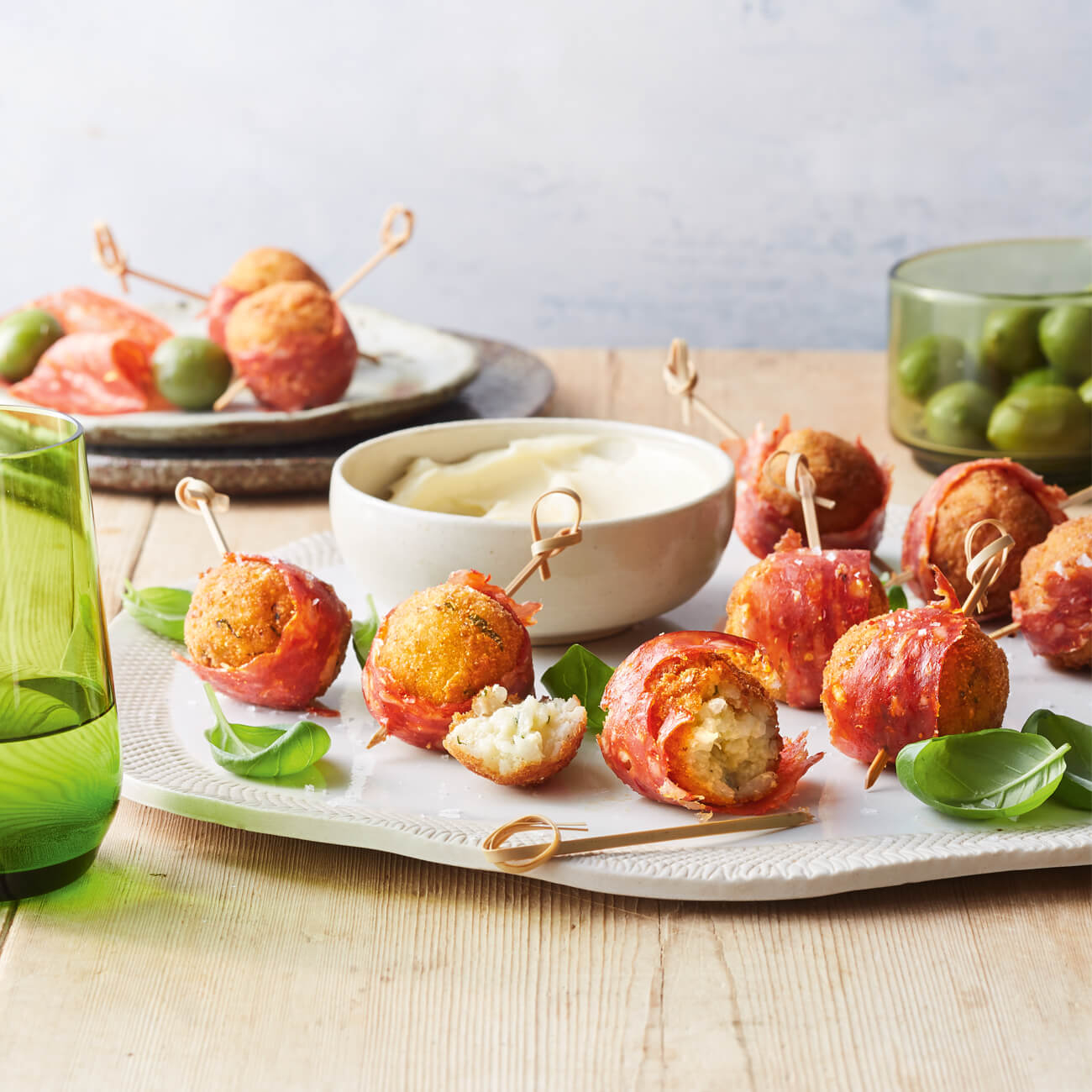 Salami Arancini Canapes Recipe | Woolworths