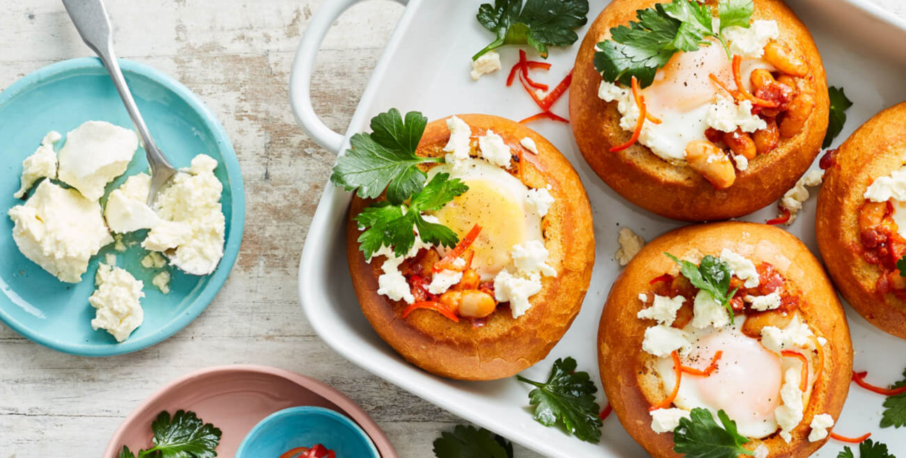 Bread Roll Shakshuka Recipe | Woolworths