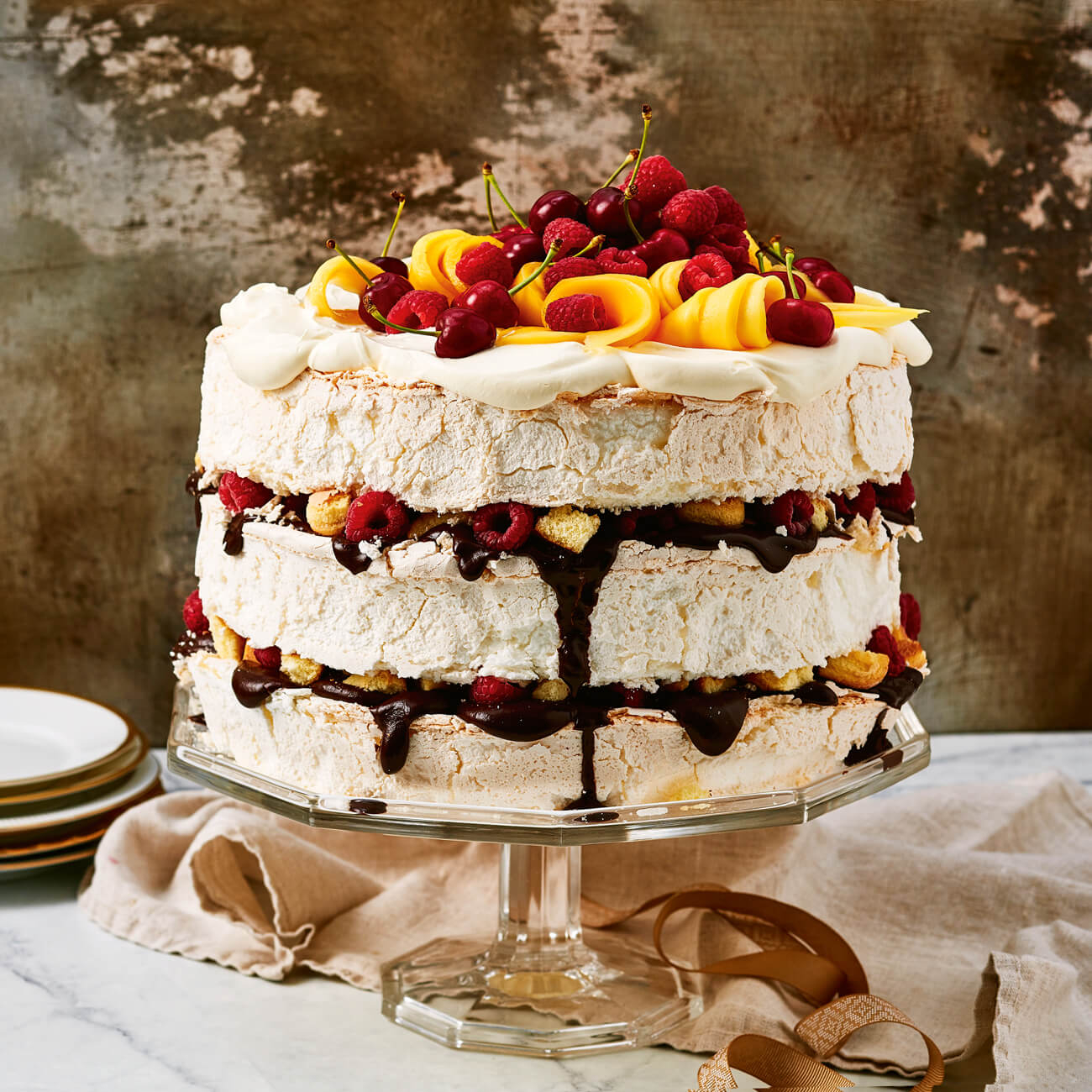 Pavlova Layer Sponge Cake Recipe | Woolworths