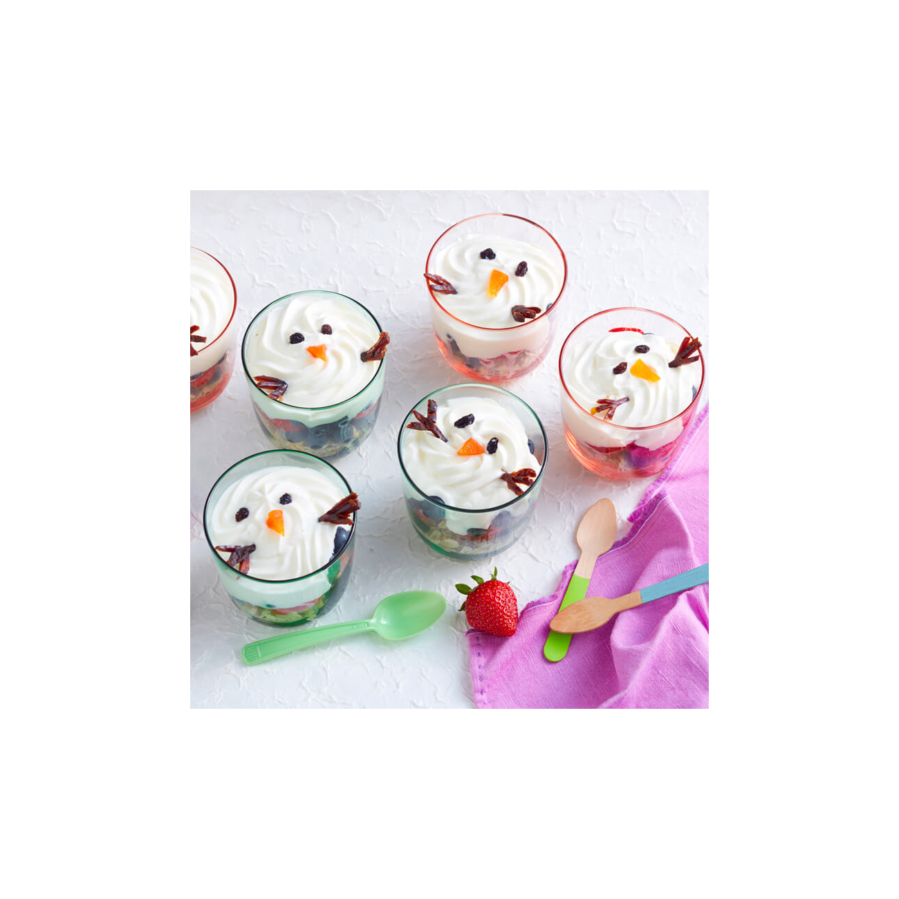 Melting Olaf Muesli Cups Recipe | Woolworths