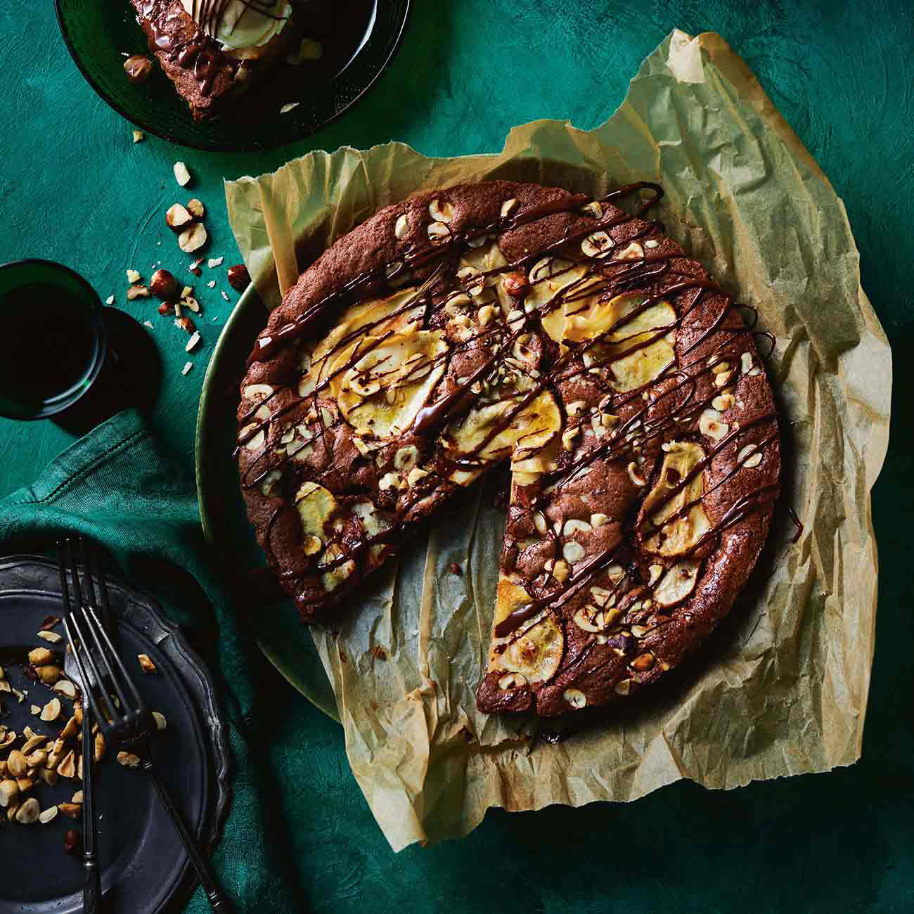 Dark Chocolate, Pear & Hazelnut Torte Recipe | Woolworths