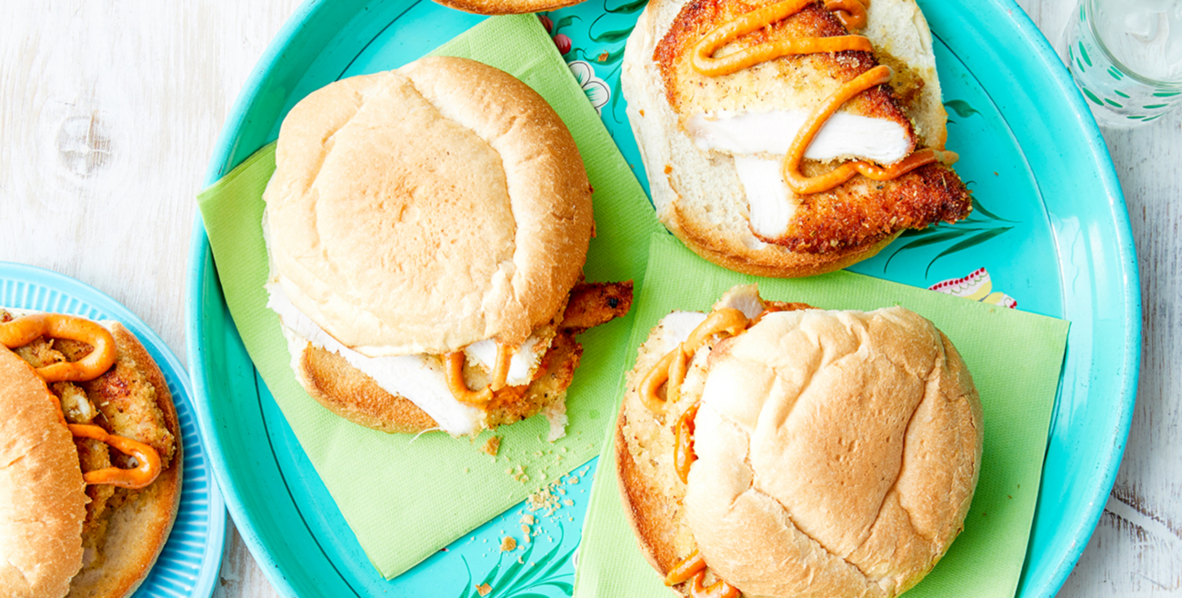 Fast Chicken Schnitzel Burgers Recipe | Woolworths