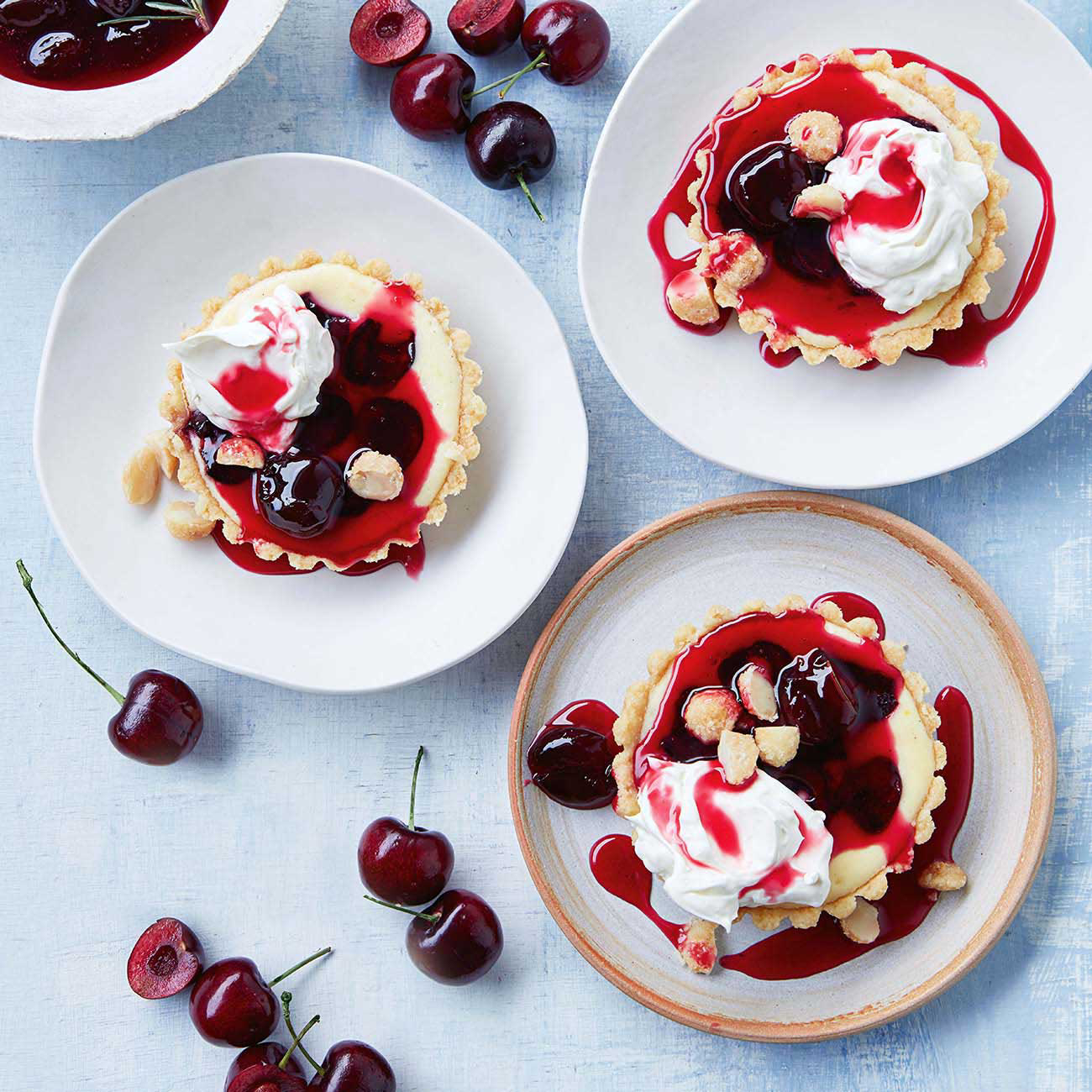 Baked Cherry Cheesecake Tarts Recipe | Woolworths