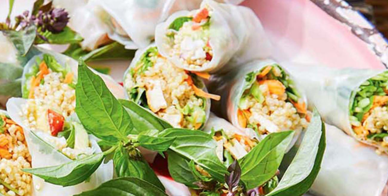 Snapper, Quinoa & Avocado Rice Paper Rolls Recipe | Woolworths