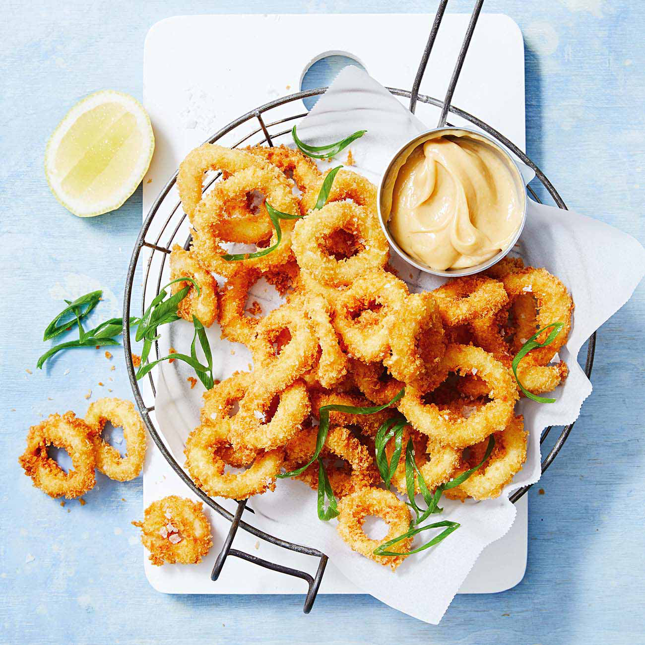 Crumbed Calamari With Miso Mayonnaise Recipe | Woolworths