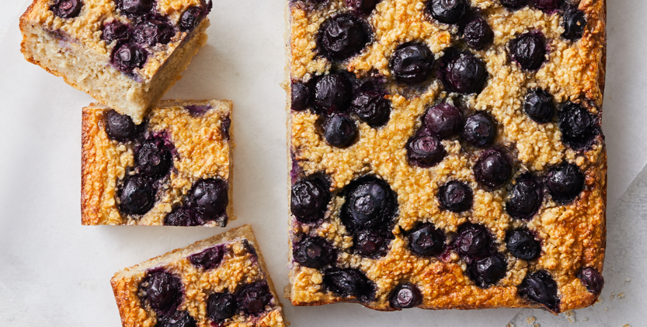 Blueberry Muffin Slice Recipe | Woolworths