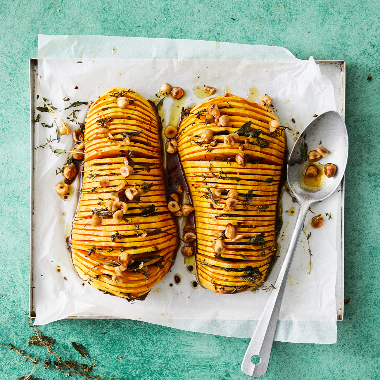 Hasselback Pumpkin with Hazelnuts & Sage Recipe | Woolworths