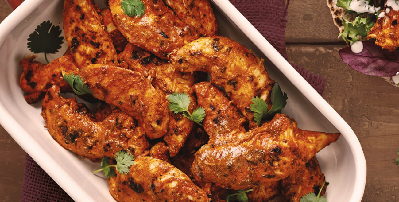 Oven Baked Tandoori Chicken With Salad Recipe Woolworths