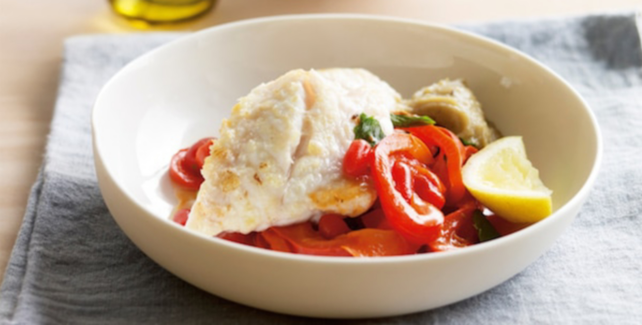 Fish With Eggplant Puree & Braised Capsicum Recipe | Woolworths